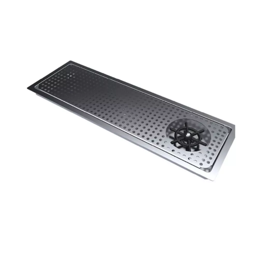Simply Stainless / SBM.DT.GR.0600 Drip Tray With Glass Rinser - 600mm